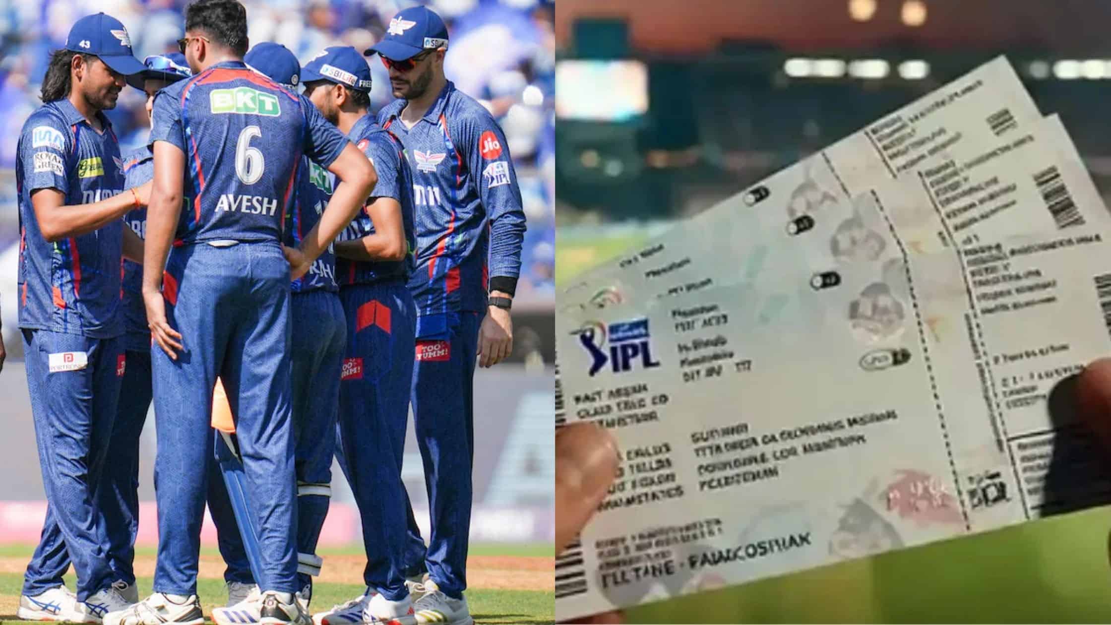 LSG IPL 2026 Tickets: Match Dates, Price & Booking Info