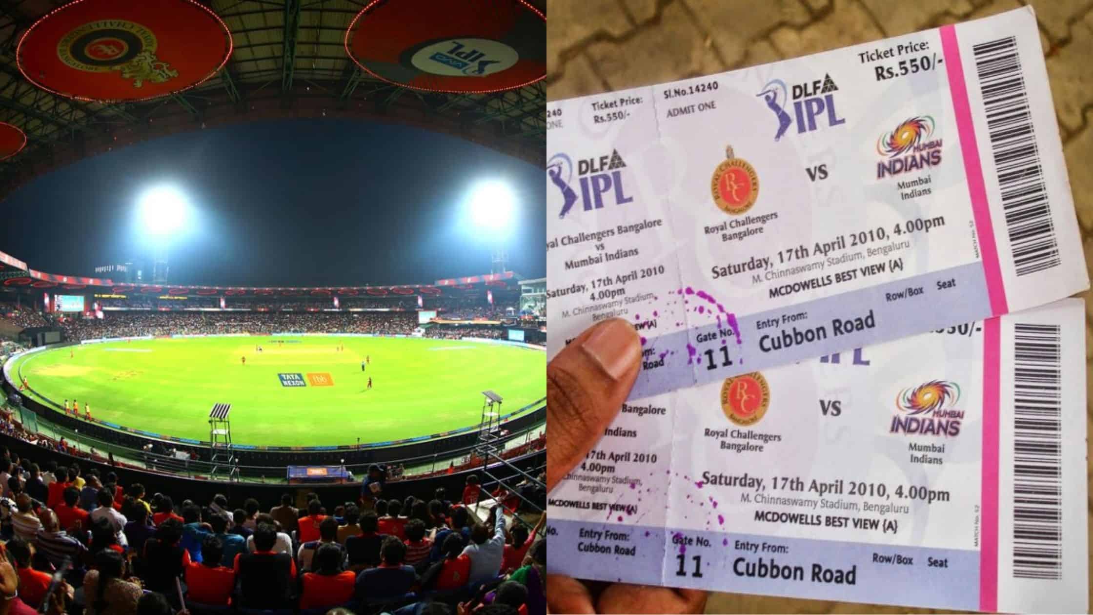 M. Chinnaswamy Stadium IPL 2026 Tickets: Prices & Booking Details