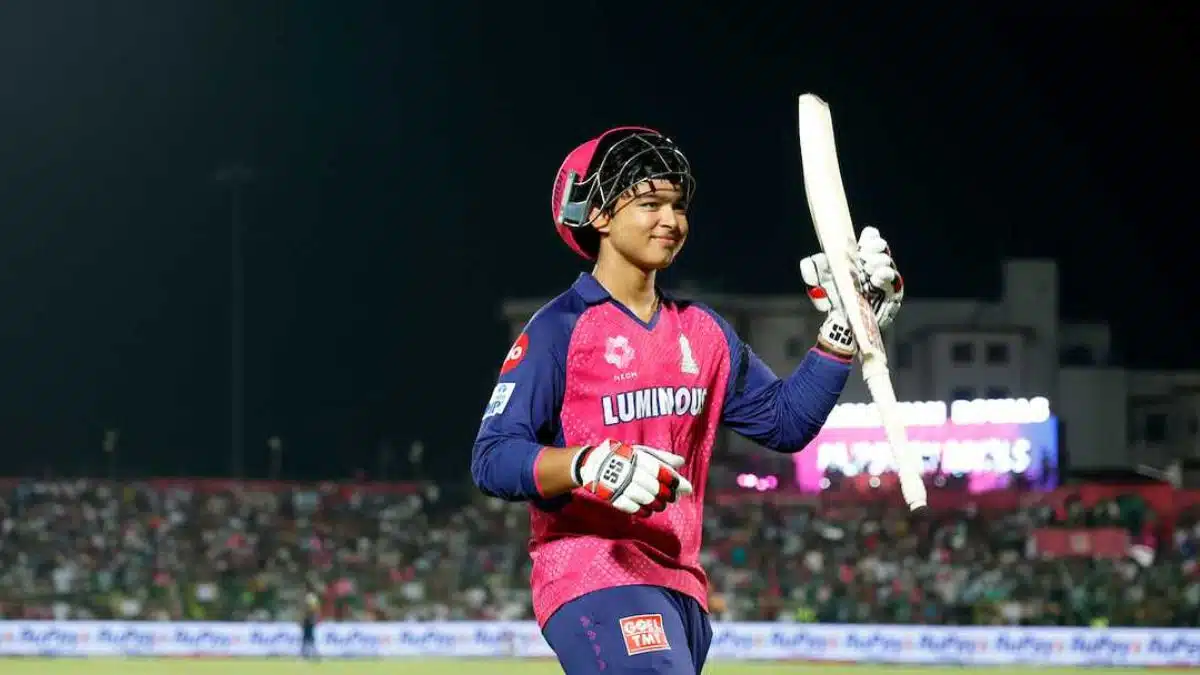 Vaibhav Sooryavanshi Smashes 15-Ball Fifty in IPL 2026