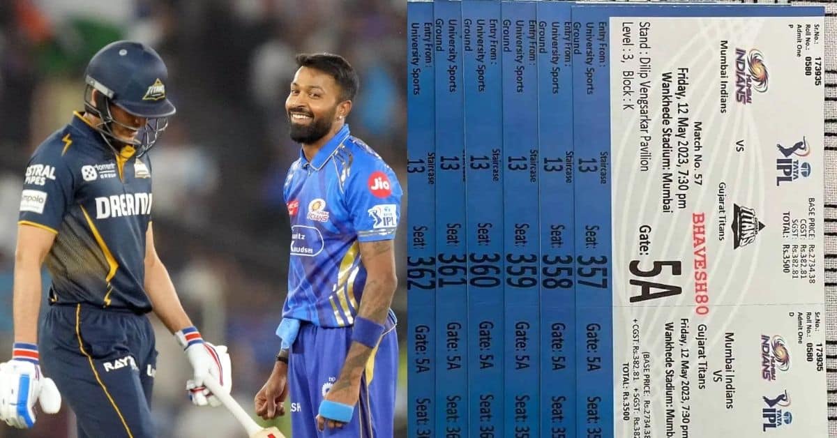 GT vs MI IPL 2026 Match 30 Tickets: Prices & Booking Info