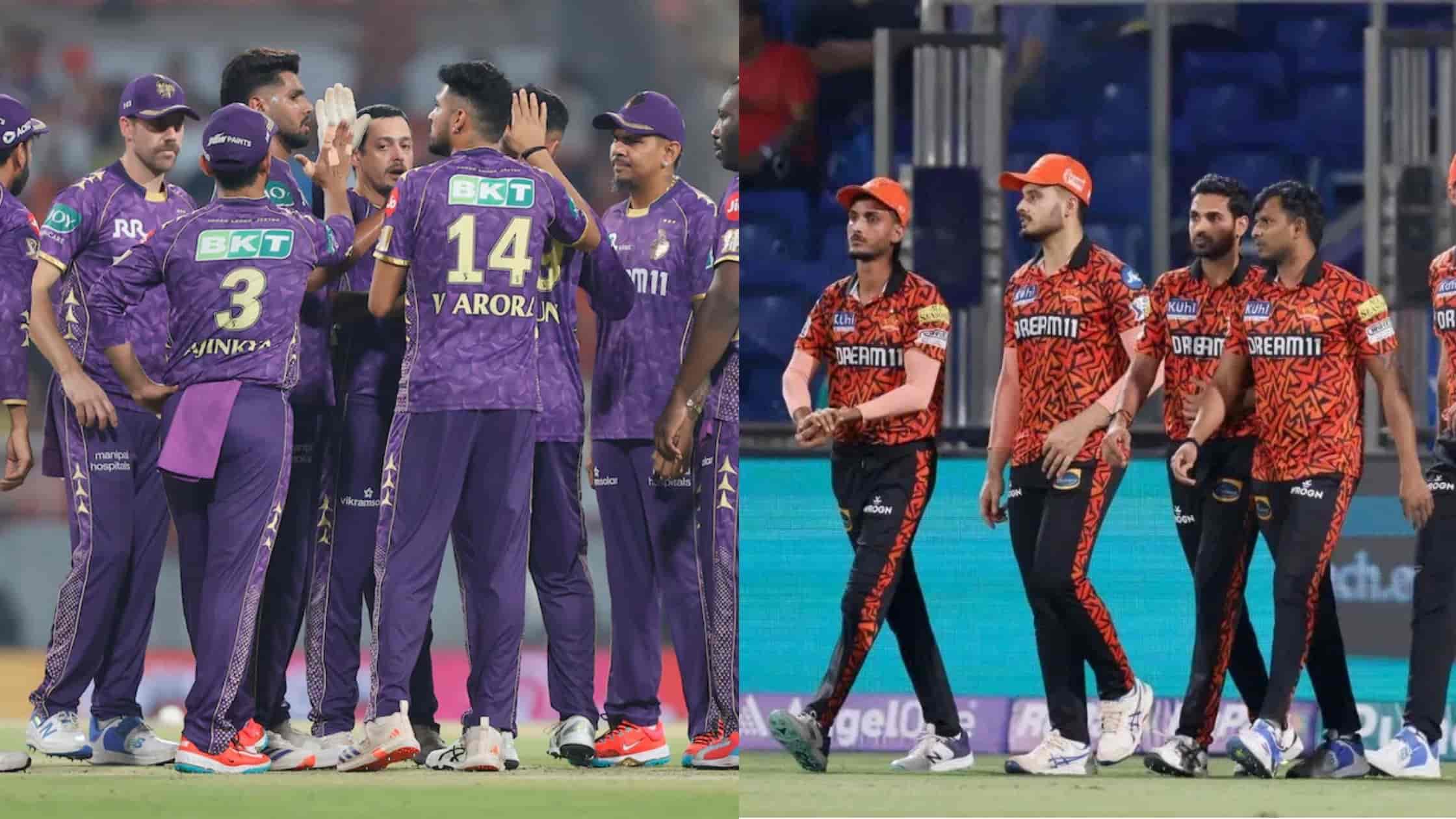 KKR vs SRH Head To Head Records In IPL (2026 Stats)