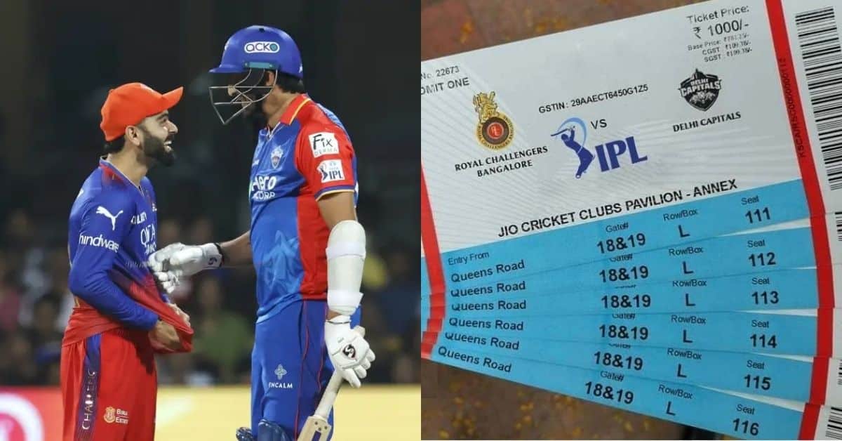 RCB vs DC IPL 2026 Match 26 Tickets: Prices & Booking Details