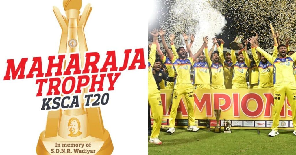 Maharaja Trophy KSCA T20 2026 Points Table (22nd June)